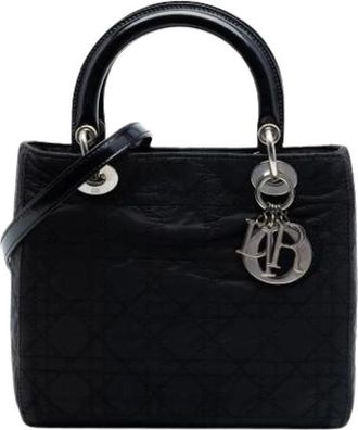 Dior Sac &agrave; main Lady Dior Pre-owned - Femme - Pre-owned - Noir - Taille: ONE Size