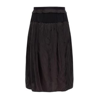Maison Margiela Rock mit Ziern&auml;hten - - Skirts - Damen - Schwarzk - 2XS