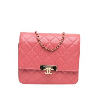 Chanel Pre-owned Vintage Flap Crossbody - - Pre-owned - Damen - Rosa - ONE SIZE