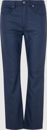 Jeanne Vouland Pantalon Gabryel Similicuir Bleu Navy