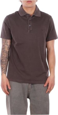 Fay Homme, Tops, Brun, Taille: S Polo Comfort Fit en jersey