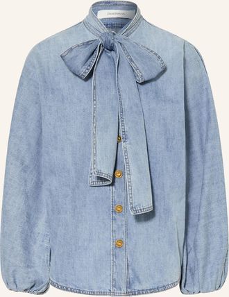 Zimmermann Jeansbluse Indra blau