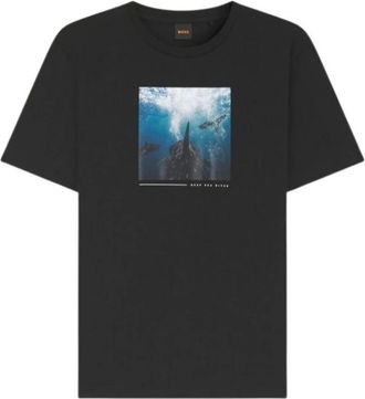 HUGO BOSS Homme, Tops, Noir, Taille: XL T-shirt Dobermann