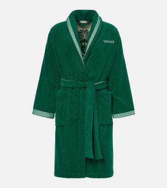 Versace Bademantel Medusa aus Frottee