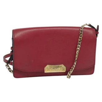 Burberry Pre-owned Leder Schultertasche - - Pre-owned - Damen - Rosa - ONE SIZE