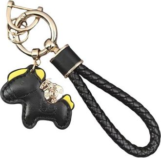 Generico Porte-cl&eacute;s de lann&eacute;e du cheval 2026 en cuir | Pendentif pour sac &agrave; dos du Nouvel An | Pour adolescents adultes passionn&eacute;s de culture Voyageurs de bure