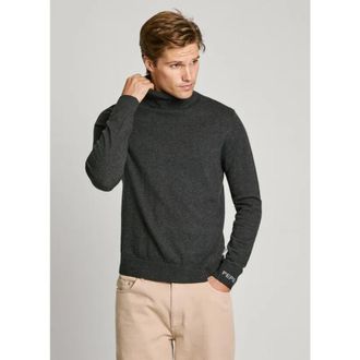 Pepe Jeans London Regular Fit Hoher Hals Pullover - - Knitwear - Herren - Grau - S
