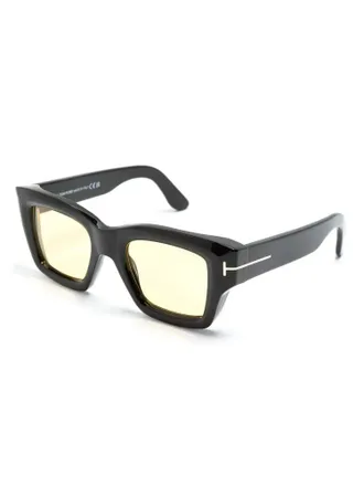 Tom Ford Eyewear FT1154 Black Acetate Sunglasses - Black