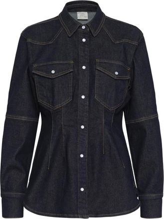 Gestuz Damen, Blusen & Hemden, Blau, MGr&ouml;&szlig;e