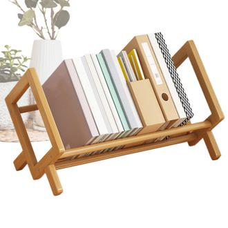 Generic Schreibtisch-B&uuml;cherregal - Mini-Tischregal, vielseitige Aufbewahrungshalterung, vertikales Organizer-Layout ausziehbar mit platzsparender Funktion | L