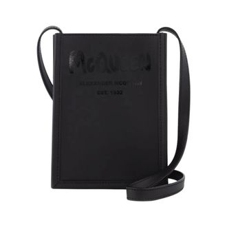 Alexander McQueen Liberty Mini Crossbody aus schwarzem Polyester - - Bags - Damen - Schwarzk - ONE SIZE
