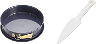 Dr. Oetker Springform Ø 24 cm Back-Liebe Emaille & Kuchenlöser, einfaches und schnelles Lösen, für antihaft-beschichtete Backformen geeignet, schonend zu allen O