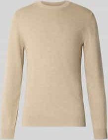 Mc Neal Strickpullover aus Baumwoll-Kaschmir-Mix mit Rundhalsausschnitt