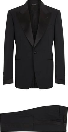 Tom Ford Homme, Costumes, Noir, Taille: L Ensemble deux pi&egrave;ces en laine