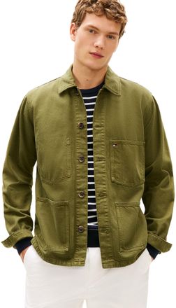 Tommy Hilfiger Herren Chore Jacket GMD Mw0mw42333 Andere Jacken, Green (Dark Artichoke), M