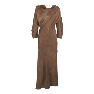 Cortana Eclipse- Midi-Kleid Henna gef&auml;rbt - - Dresses - Damen - Braun - 2XS