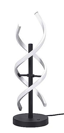 Trio Trio, Lampe de table, Sequence incl. 1 x LED,LED,20,5 Watt,2300+3000+4000K,2600 Lm. Plastique, Blanc, Corps: Aluminium, Aluminium balay&eacute; &Oslash;:16,0cm, H:4