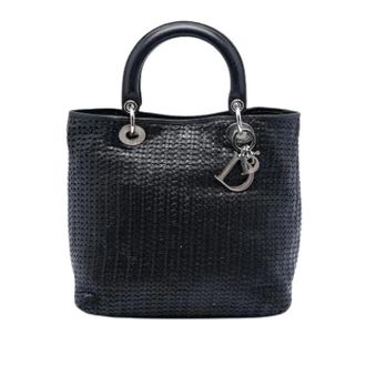 Dior Pre-owned Handtasche aus gewebtem Leder - - Pre-owned - Damen - Schwarzk - ONE SIZE