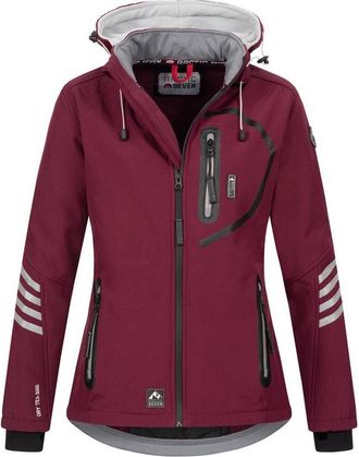 Arctic Seven Softshelljacke ASNicolia funktionale Outdoorjacke mit abnehmbarer Kapuze