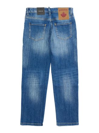 Dsquared2 Boys Jeans Stanislav Blue Denim Cotton