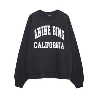 Anine Bing Miles Sweatshirt - - Sweatshirts & Hoodies - Damen - Grau - XS