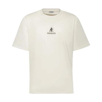 Premiata Wei&szlig;es T-Shirt mit zentralem Logo - - Tops - Herren - Wei&szlig; - M