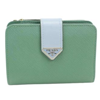 Prada Pre-owned Vintage Bi-fold Wallet - - Pre-owned - Damen - Gr&uuml;n - ONE SIZE