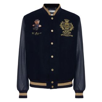 Philipp Plein Herren, Jacken, Blau, 3XLGr&ouml;&szlig;e