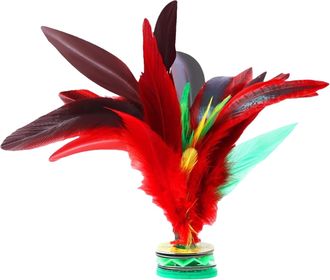Generico Jianzi Shuttlecock - bunter Kick | Red Chinese Sports Equipment Tool | Fu&szlig;spielzeug-Set | Training Football Kit Shuttlecock | Farbe Kick Shuttle Fancy