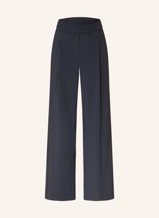 Marc Cain Marlenehose Mit Galonstreifen blau