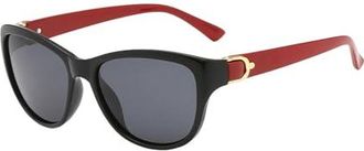 Generic Lunettes de soleil polarisées pour femmes Accessoires de lunettes de soleil, 3-rouge-noir, Taille unique