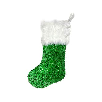 Generico Weihnachtssocken, Weihnachtsdekoration mit Glitzer und f&uuml;r Kaminsocken, f&uuml;r Damen, Kinder, f&uuml;r Familie, f&uuml;r Kaminsims, f&uuml;r Partys