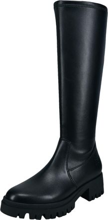 Bagatt TT Damen Klassische Stiefel, Frauen Stiefel Kaltfutter,uebergangsstiefel,uebergangsschuhe,langschaftstiefel,Black/Black (1010),41 EU/EU UK
