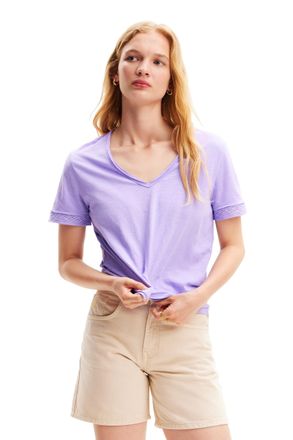 Desigual Womens TS_DAMASCO Blouse, Red, Large