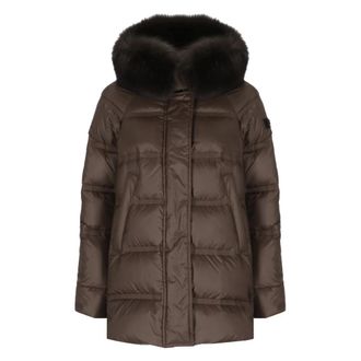 Peuterey Takan MQN 04 Pelzmantel - - Coats - Damen - Braun - M