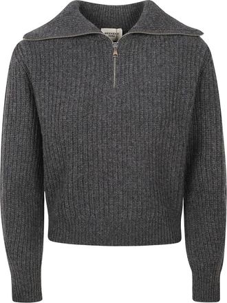 Max Mara Pull col montant Wkdlaser - Femme - Sweatshirts et sweats &agrave; capuche - Gris - Taille: 38 FR
