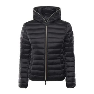 Save The Duck Femme, Vestes, Noir, Taille: 38 FR Hooded Jacket