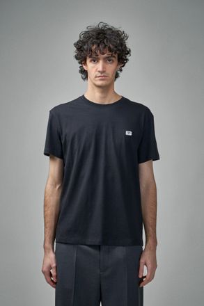 Valentino Cotton T-Shirt with Vlogo Patch