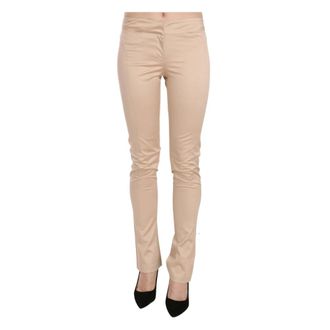 Just Cavalli Elegante Cremefarbene Skinny Hose - - Trousers - Damen - Beige - XS