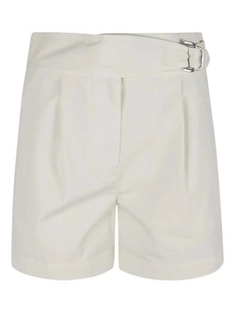 Burberry short &agrave; d&eacute;tail de boucle - Blanc