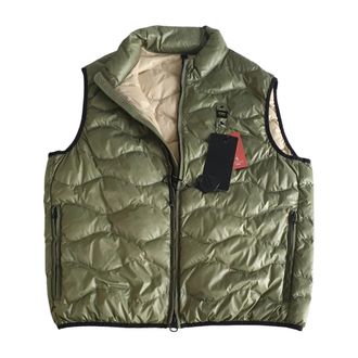 Blauer Gr&uuml;ne Gepolsterte &auml;rmellose Jacke mit Karomuster - - Jackets - Herren - Gr&uuml;n - S