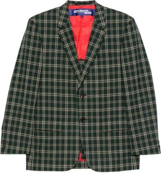 Junya Watanabe veste à carreaux (2004) - Vert