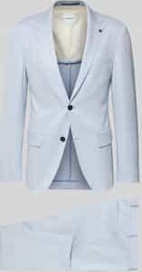 Roy Robson Regular Fit Blazer aus Viskose-Mix mit Zierbesatz