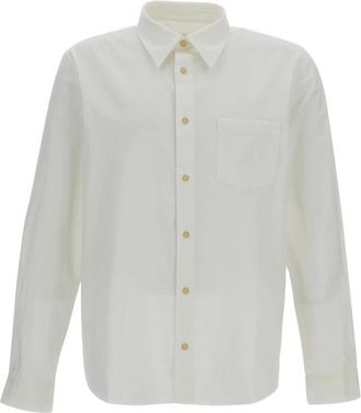 A.P.C. A.p.c., Homme, Chemises, Bleu, Taille: S Cotton-linen Shirt