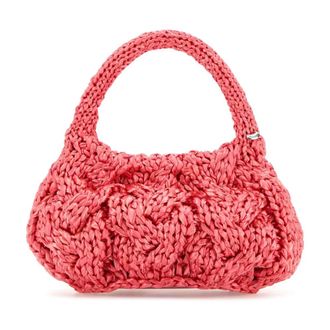 J.W.Anderson Femme, Sacs, Rose, Taille: ONE Size Sac à main Câble en raphia fuchsia