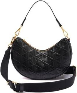 Lacoste Femme Women Shoulder Bag Sac &agrave; bandouli&egrave;re, Black, Taille Unique