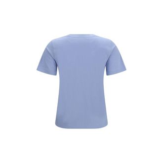 Burberry Womens Blue Cotton T-Shirt