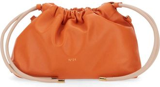 N&deg;21 Womens Eva Leather Bag Orange Lamb Shoulder