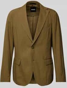 HUGO BOSS Leinensakko mit Brustleistentasche Modell Hanry