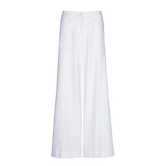 Marie M&eacute;ro Femme, Pantalons, Blanc, Taille: 40 FR Wide Pantalons